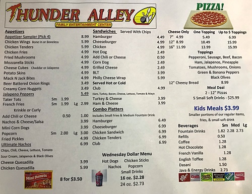 SNACK BAR | Thunder Alley